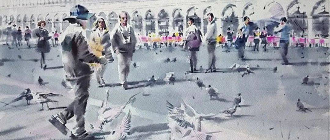 俄罗斯水彩画家——Olga Litvinenko作品欣赏（人物篇一）_广告_交流_生态圈