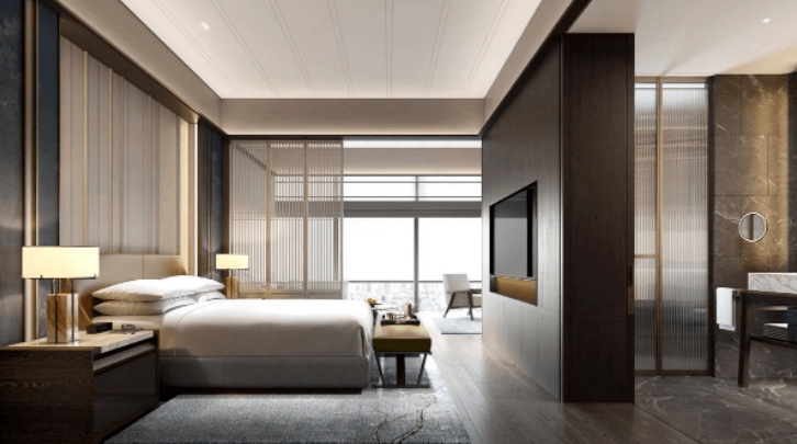 【SCDA】上海虹桥丽思卡尔顿酒店 | 公区&客房设计方案+高清效果图 | PPT（可编辑）+PDF+JPG_休闲_部分_屋顶