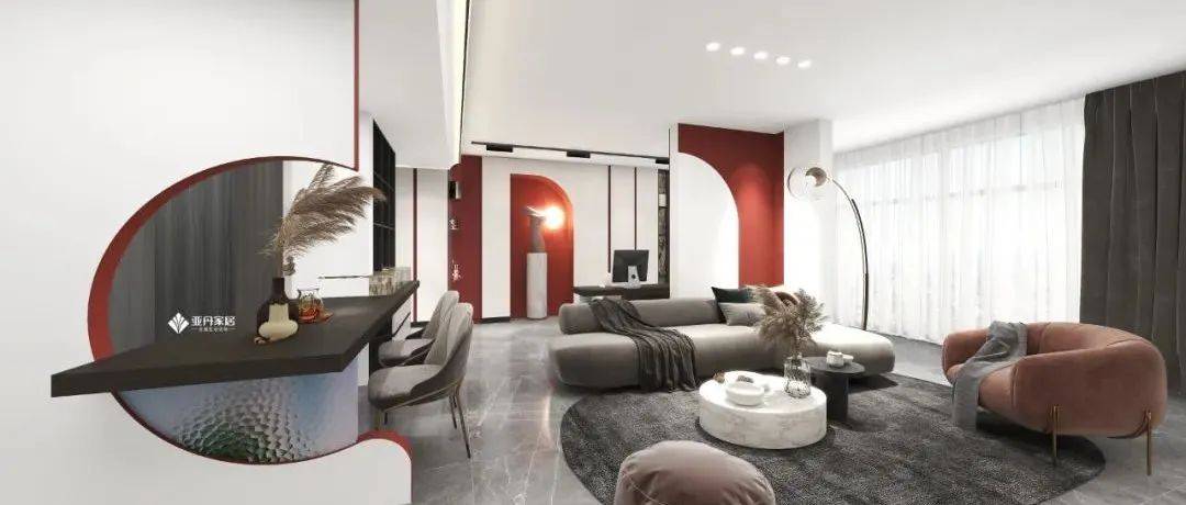 YADAN CASA丨现代诗意生活，她家这样装客厅，还能多出一间房！_空间_收纳_中国