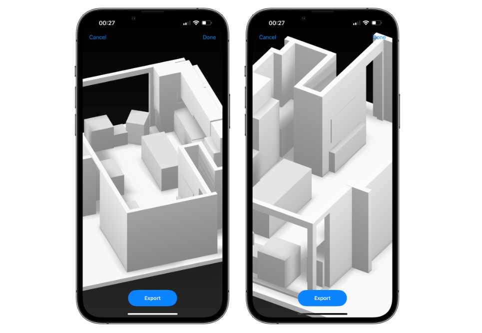 苹果iOS 16引入新的“RoomPlan”API，可用LiDAR快速创建3D平面图_iPhone_扫描_技术