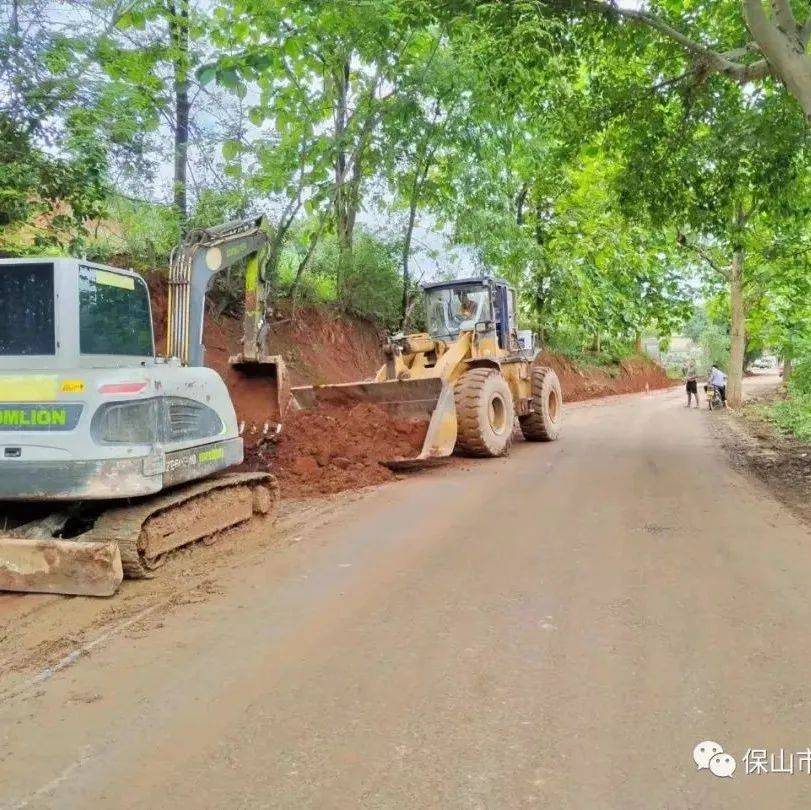 应急保通 龙陵县恒通养护公司多举措保障汛期农村公路安全畅通 工作 路面 机械