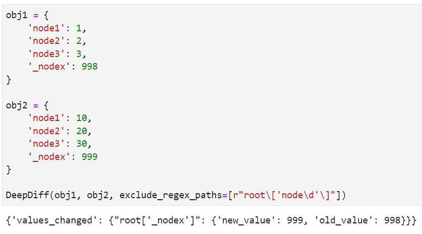 超实用！深度比较Python对象之间的差异_DeepDiff_'level_数据