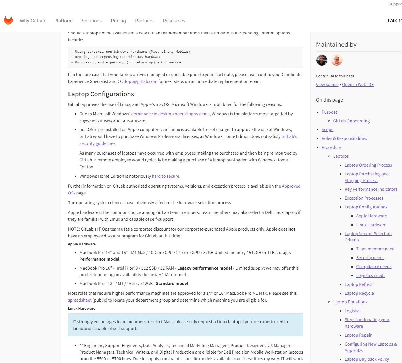 Gitlab禁止员工使用微软Windows_Linux_macOS_型号