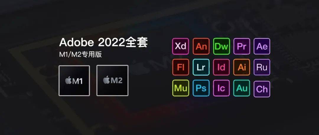 最新｜M1/M2专用 Adobe 2022 Mac套装！_支持_芯片_软件