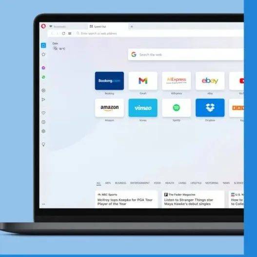 Opera 90发布，将360设为默认搜索引擎_内容_账户_AdBlock