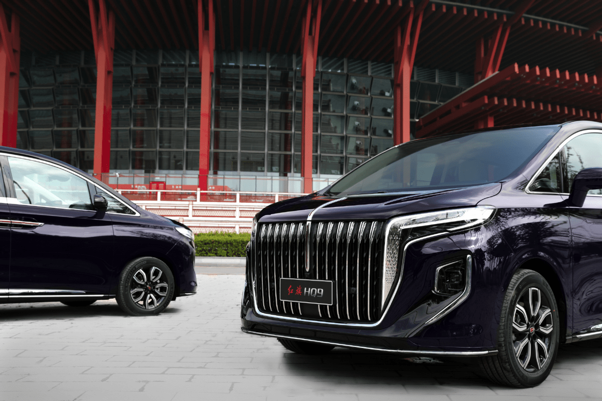 GL8遇国产狠人!轴距3.2米,百万豪车脸,用料扎实,红旗HQ9值40万?_搜狐汽车_搜狐网