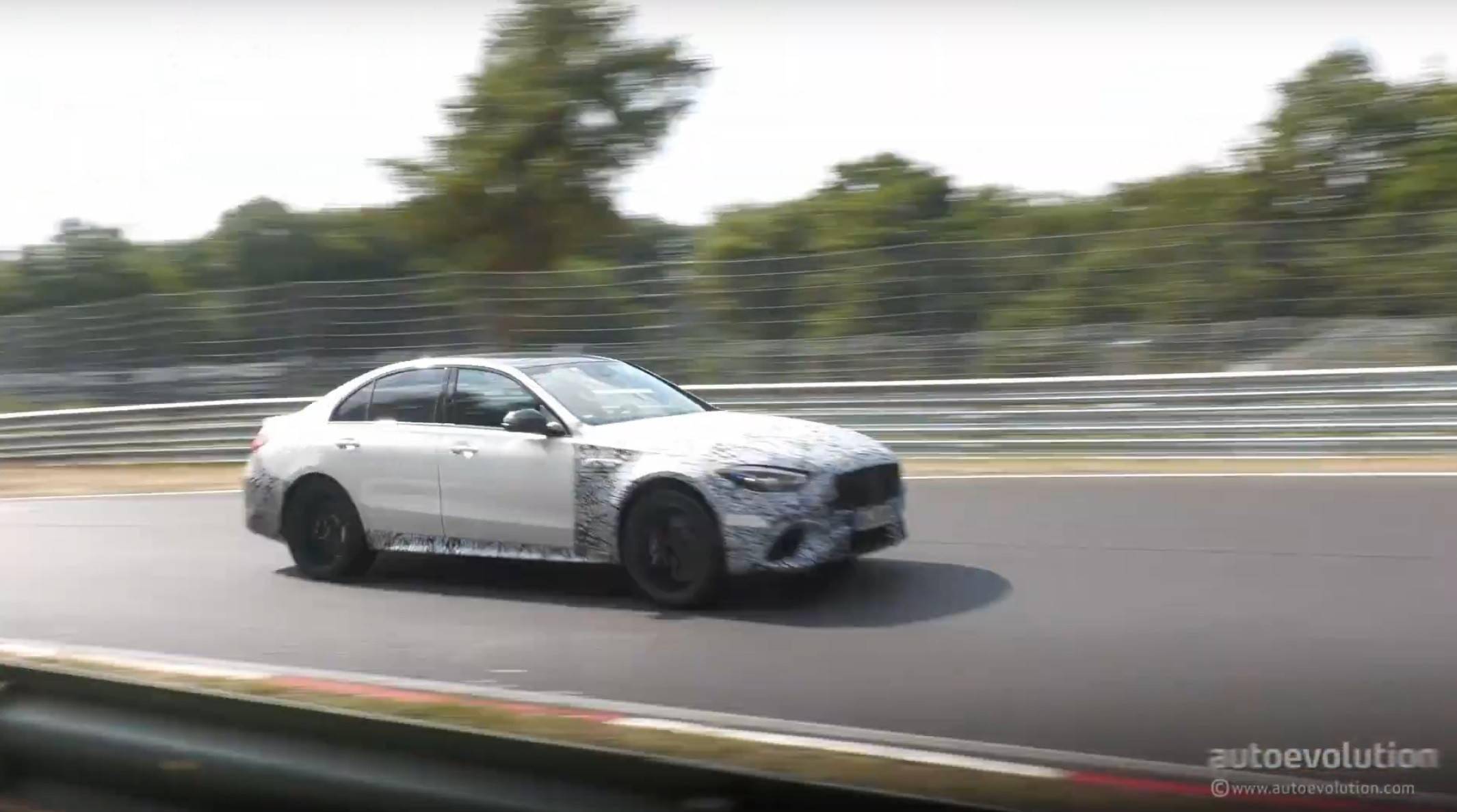 搭2.0T插混系统 全新梅赛德斯-AMG C63最新谍照_搜狐汽车_搜狐网