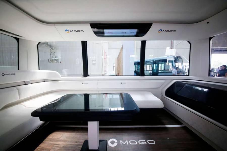 提供L4级自动驾驶服务，蘑菇车联MOGO BUS正式下线_搜狐汽车_搜狐网
