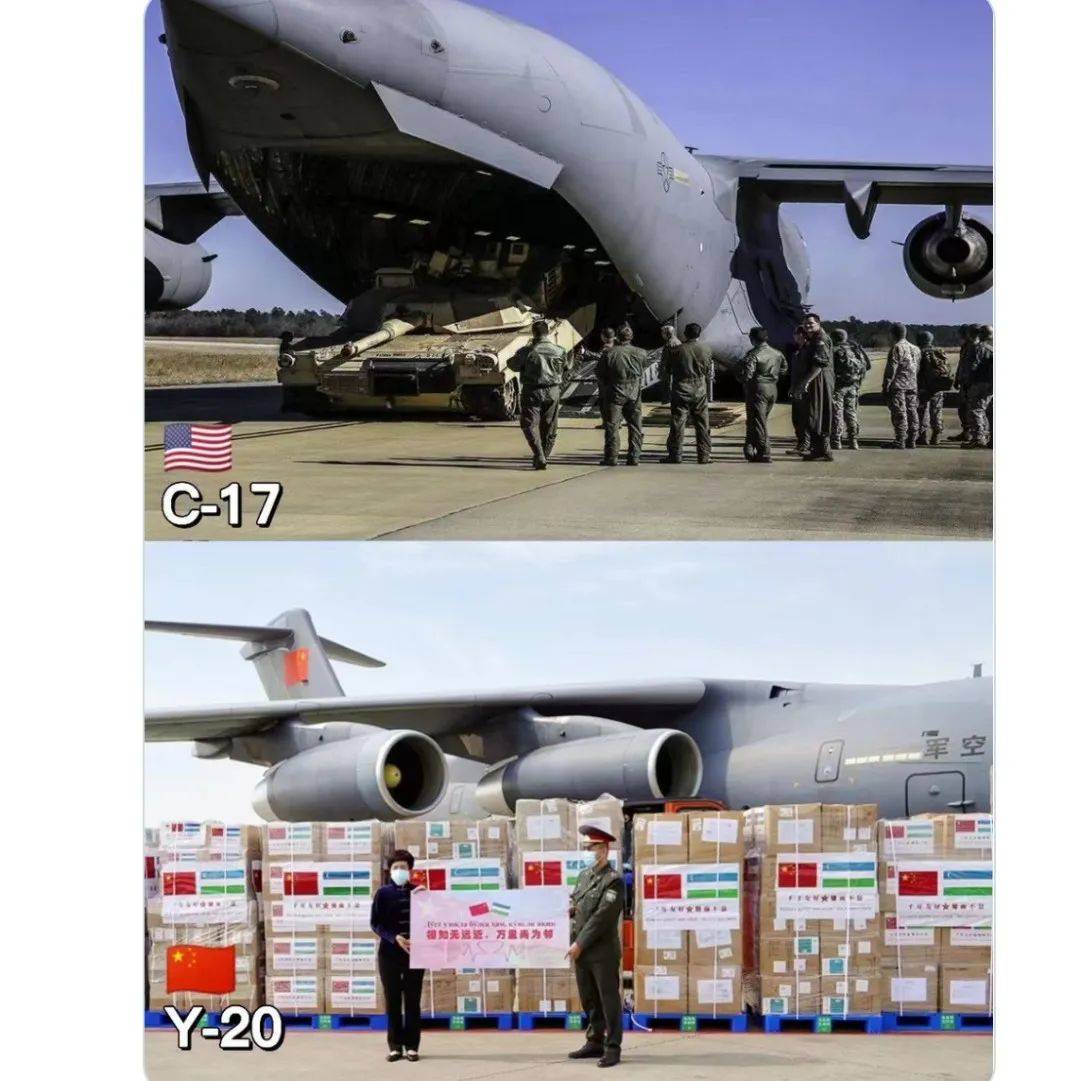 华春莹发了一组对比图：意味深长......_中国外交部_国家_美国