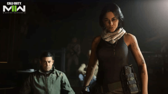 COD19女杀手动捕演员发照致谢：气场强大不失魅力_玩家_游戏_现代战争