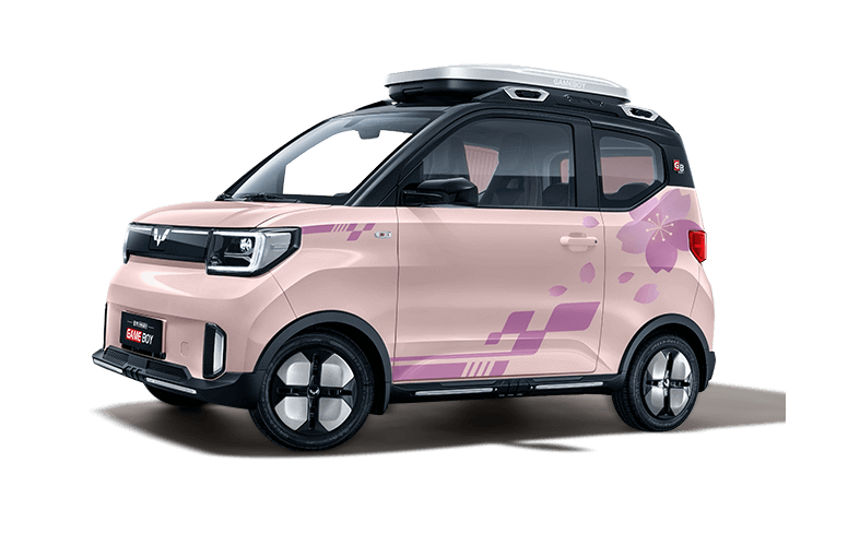 五菱宏光 MINIEV GAMEBOY 新颜色青柠苏打、落樱缤纷车型交付_搜狐汽车_搜狐网