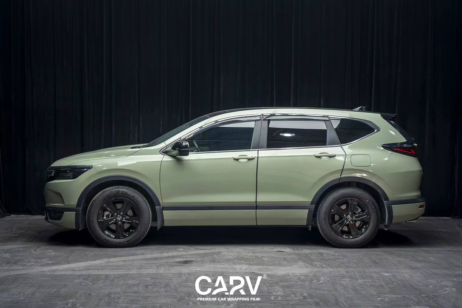 卡孚CARV改色膜白金卡其绿，低调沉稳 质朴高级_搜狐汽车_搜狐网