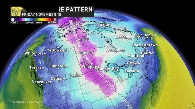 -11度！渥太华明天开始降雪，连下一整周，北极冷空气袭来！_加拿大_地区_The