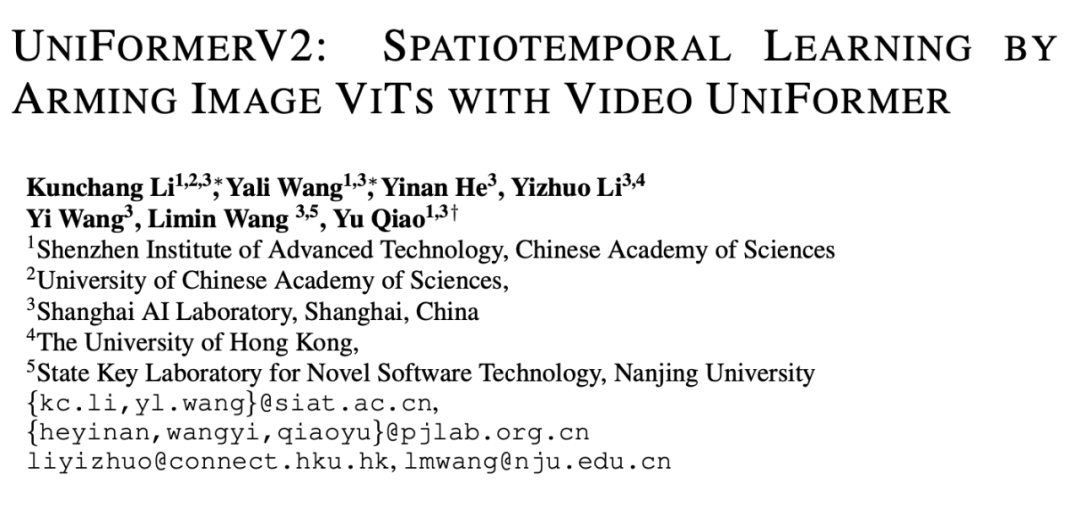 K400首次90%准确率！UniFormerV2开源：基于ViT的高效视频识别_训练_模型_数据