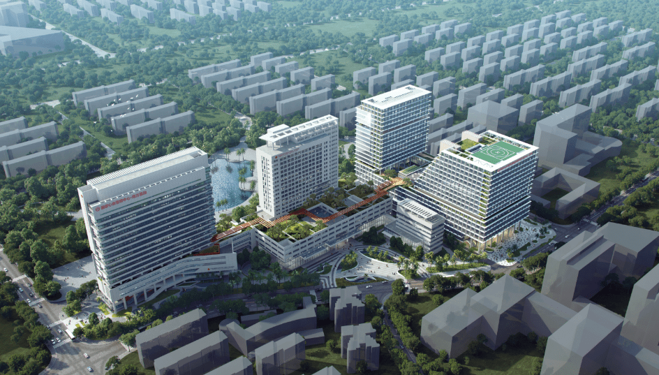 正式开工！心系自然，与城市共生的中国医学科学院阜外医院深圳医院三期项目_空间_建筑_设计