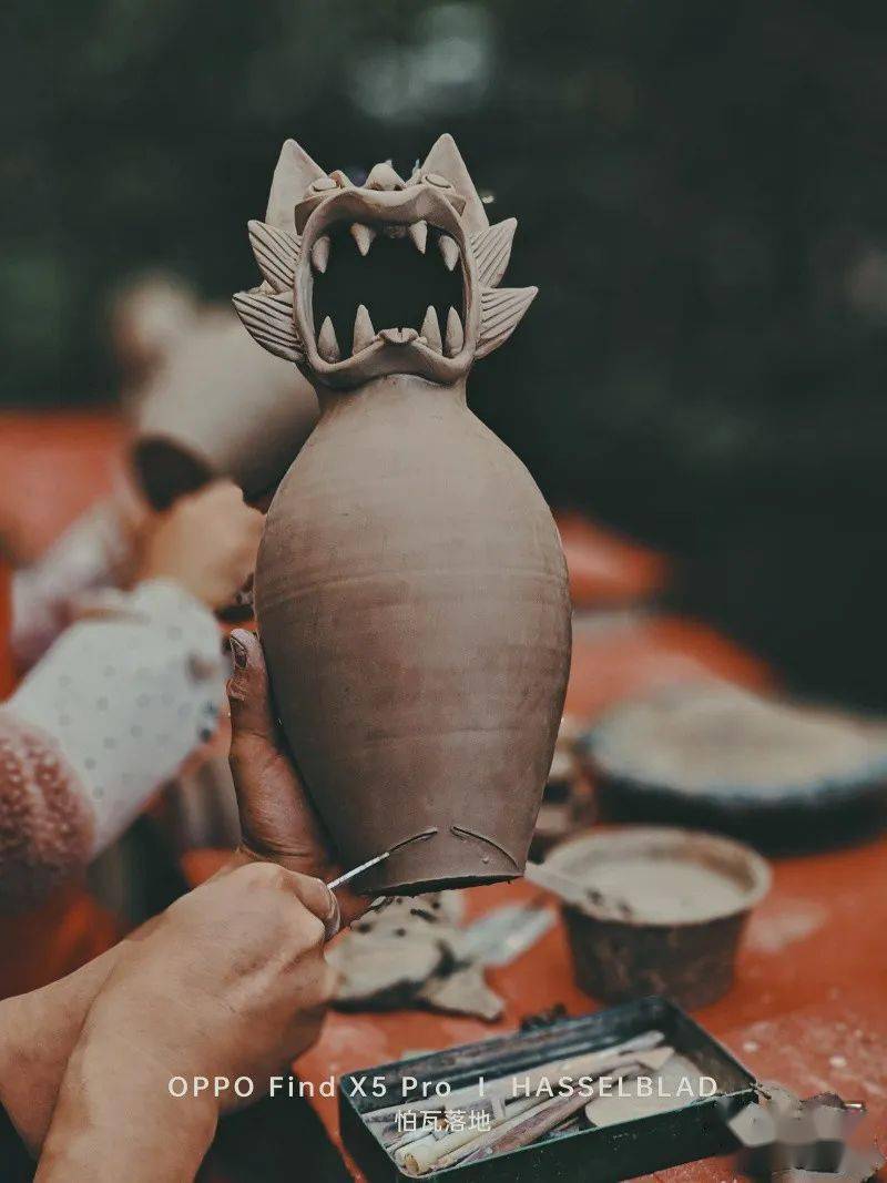 非遗瓦猫——怕瓦落地_创作_手工_昆明