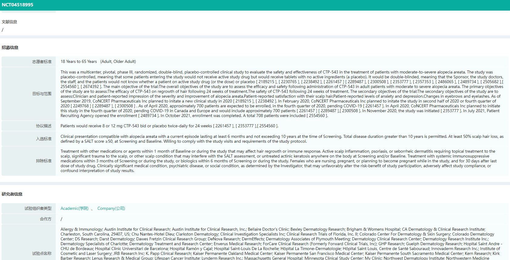 有效治疗长期或严重脱发！斑秃新药CTP-543临床结果亮眼！_搜狐网