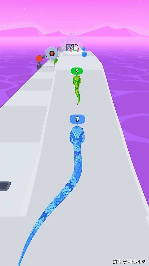 Freeplay贪吃蛇跑酷游戏《Snake Run Race》让真实的蛇跑酷_关卡_Game_陷阱