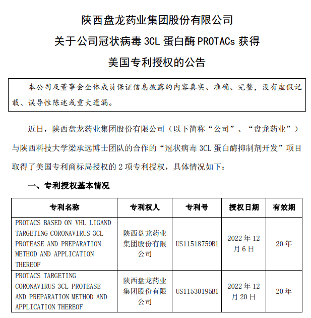 新冠赛道，药企各显神通：全球首个 3CL 蛋白酶 PROTACs 出炉_Insight_数据库_临床