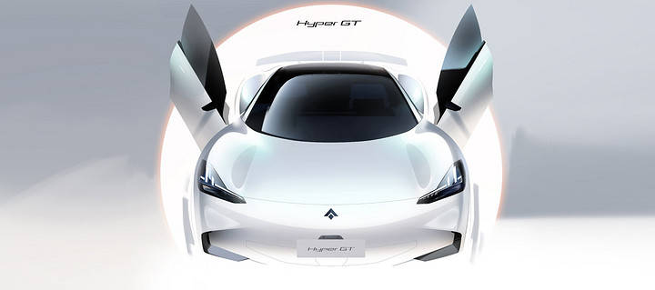 Hyper GT渲染图曝光 难以置信它对标的是小鹏P7！_搜狐汽车_搜狐网