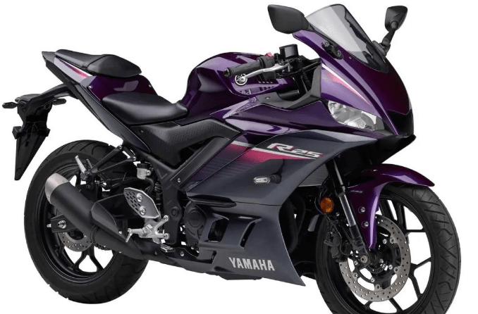 雅马哈2023款R25新增紫色版花..._搜狐汽车_搜狐网