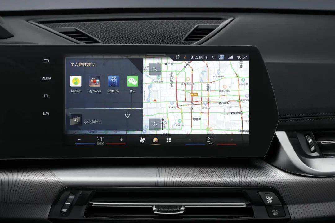 宝马X1上的iD9操作系统亮点在哪里？iD6-iD9宝马车机四世同堂_搜狐汽车_搜狐网