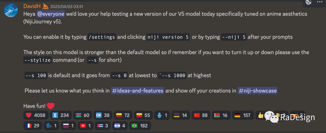 Midjourney最近都更新了啥？重点讲一下Niji 5模式使用方法_测试_风格_--ar