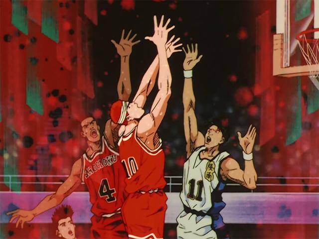 《灌篮高手》湘北战队19场比赛大盘点！樱木天才、流川枫无敌！_高中_离场_联赛