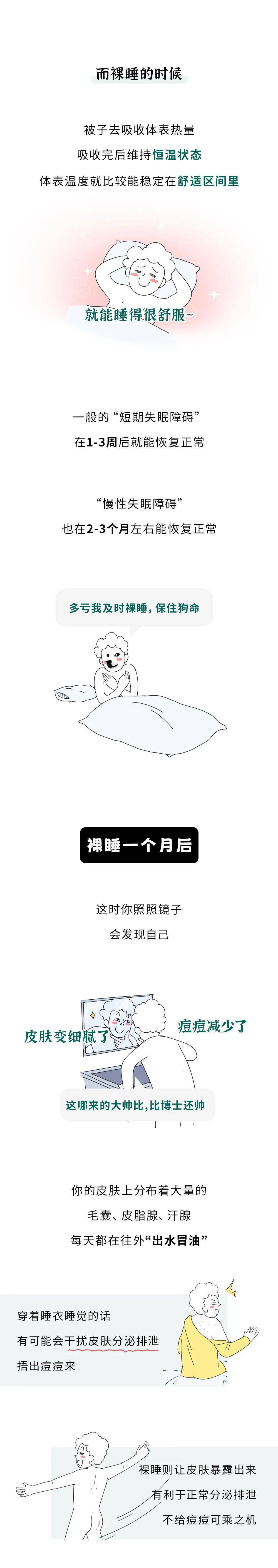 坚持裸睡一年，身体会发生什么变化？_博士_姿势