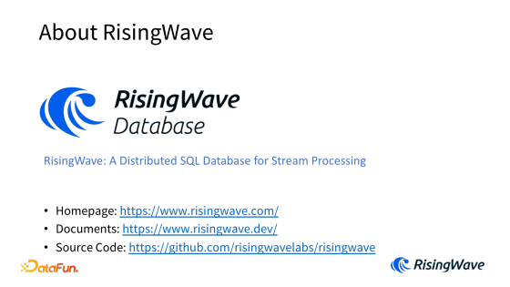 RisingWave 云原生流数据库技术内幕_view_物化_query