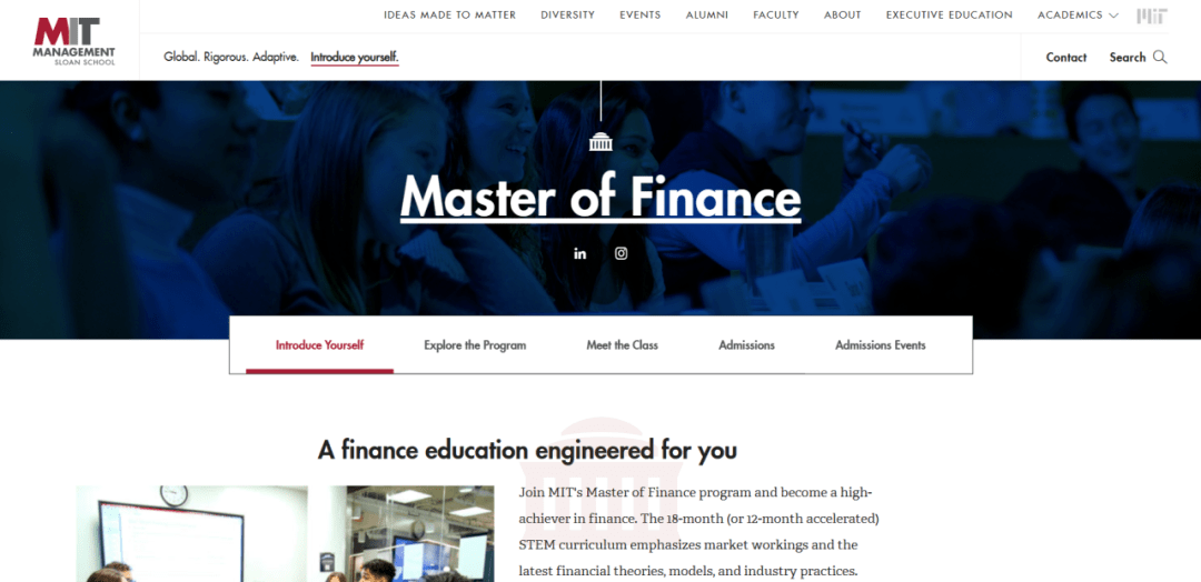 VH学员志 | 从复旦到MIT MFin，那些在申请中容易忽视的事，看学长怎么卷金工（下）_项目_同学_因为