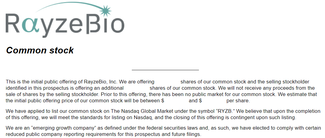 筹集超4亿美元后寻求IPO，靶向放疗初创拟募集1亿美元，加速推动放疗药物3期试验_RayzeBio_公司_癌症