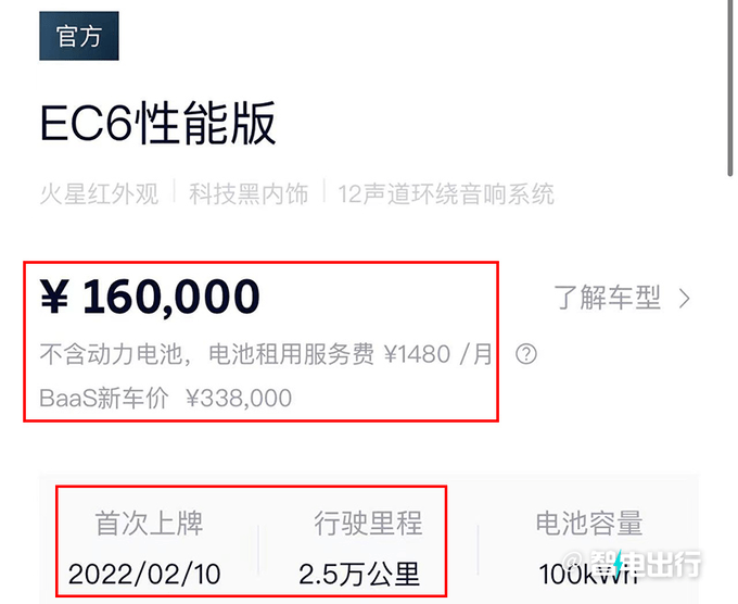 蔚来EC6开一年半赔19万 原价33.8万 二手车回购15万_搜狐汽车_搜狐网