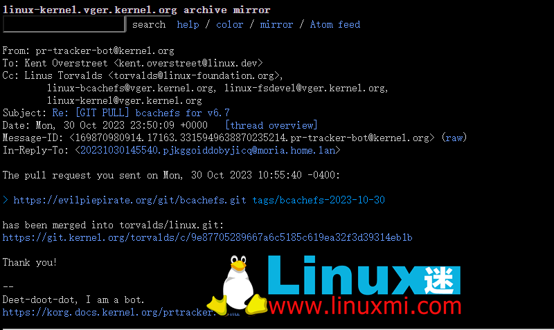 Linux 即将获得 Bcachefs 支持，有前途的新文件系统_合并_内核_特性